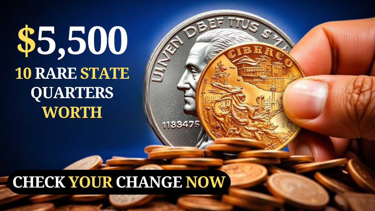 10 Rare State Quarters Worth $5,500 Each – Check Your Change Now! - kbbc